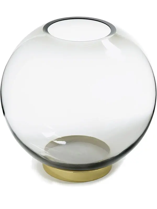 AYTM Globe Vase With Stand - Black