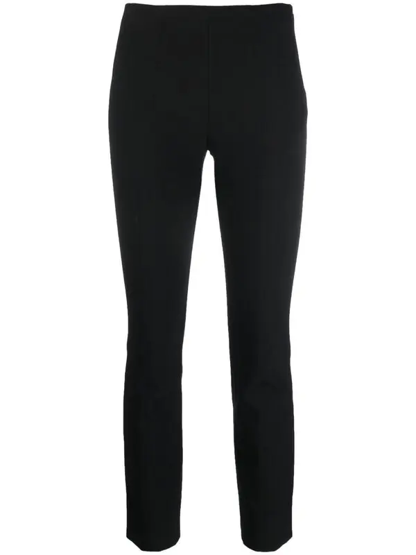 Vince Slim-fit Pull-on Trousers - Black