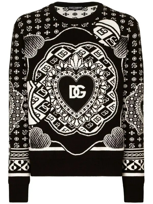Dolce & Gabbana Logo-print Jumper - Black