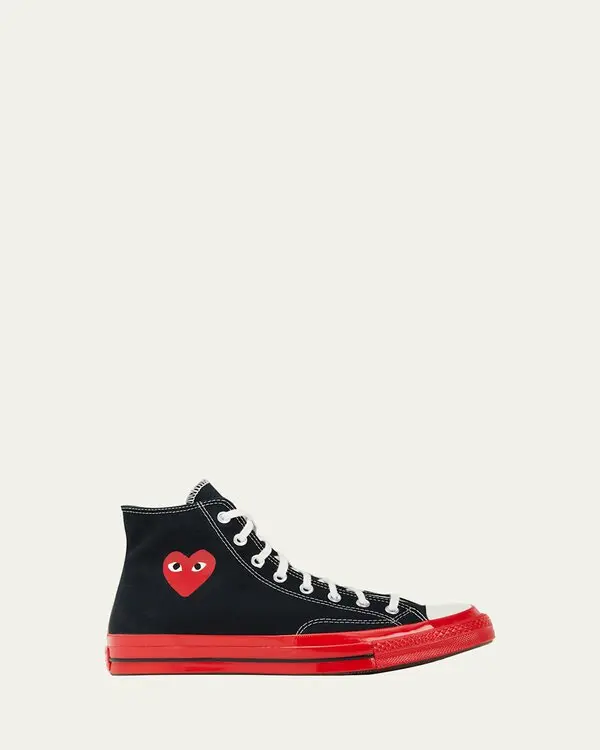 Comme Des Garçons X Converse Play Chuck 70 High-top Sneakers - Black