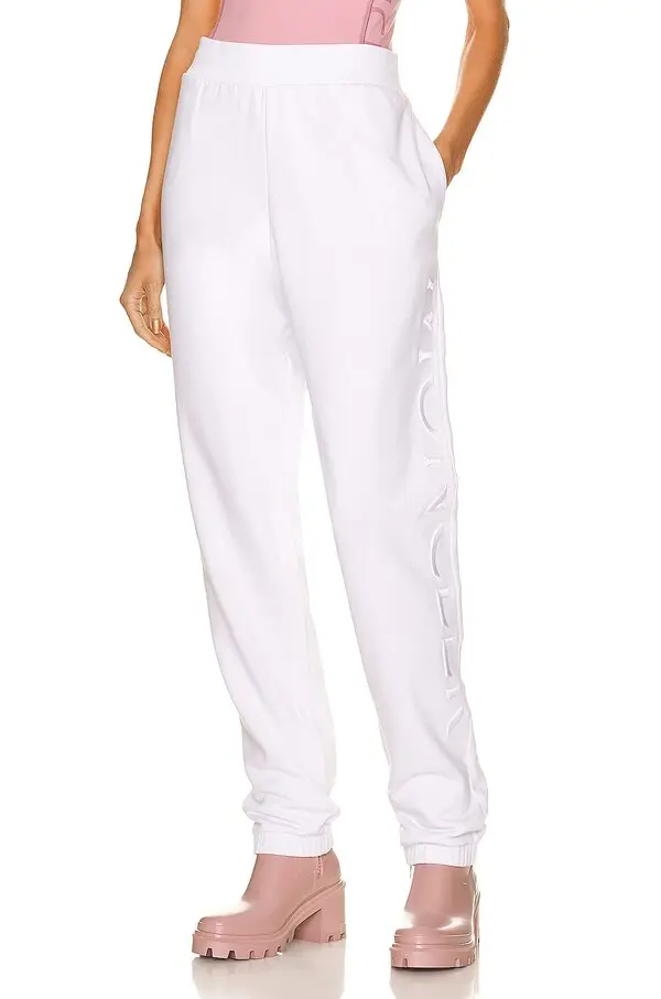 Moncler Matt Jogger Pant - White