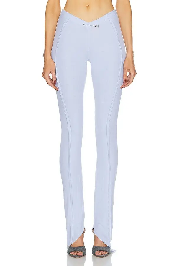 SAMI MIRO VINTAGE Asymmetric Pants - Blue Lace