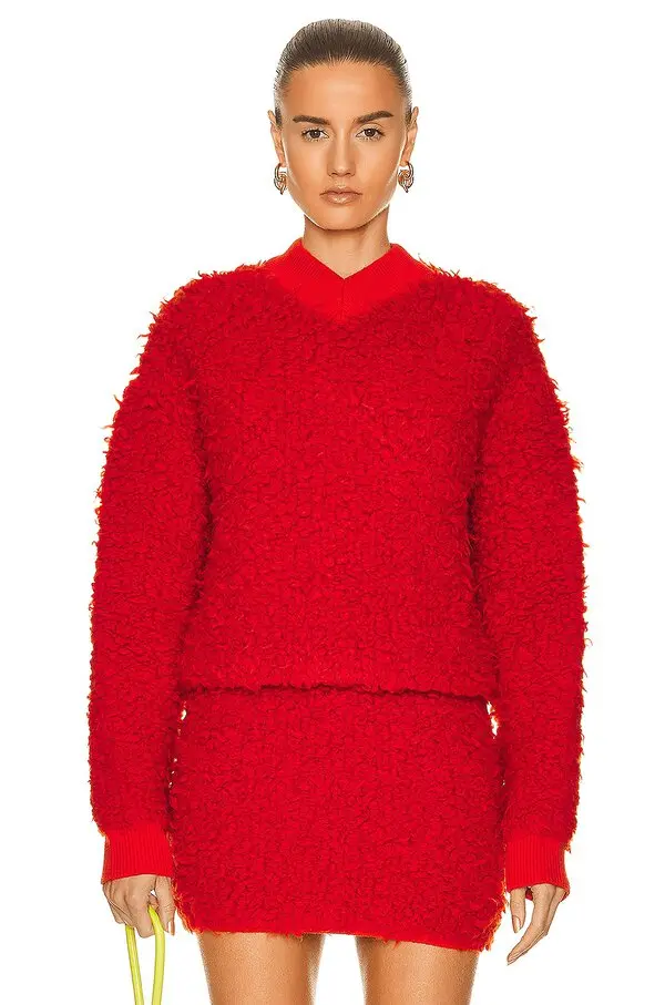 Bottega Veneta Fleece Pullover Sweater