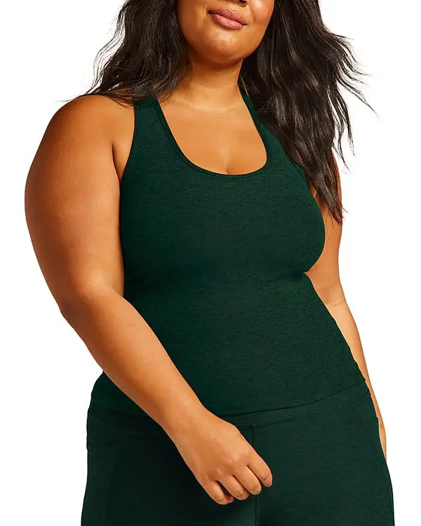 Beyond Yoga Space Dye Step Up Racerback Tank - Dark Spruce