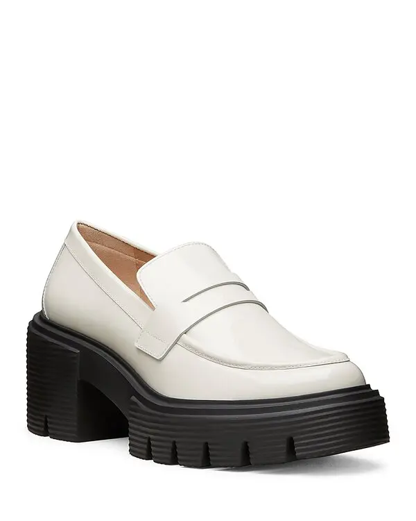 STUART WEITZMAN Soho Loafers - Cream