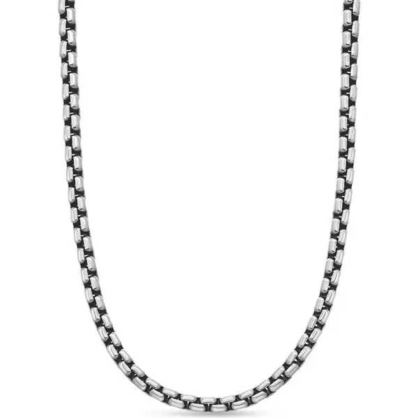 David Yurman Sterling Box Chain Necklace