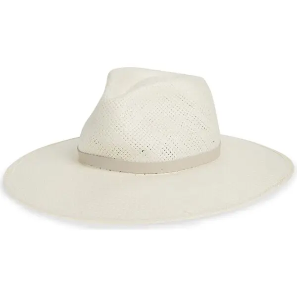 Janessa Leoné Valentine Straw Fedora - Bleach
