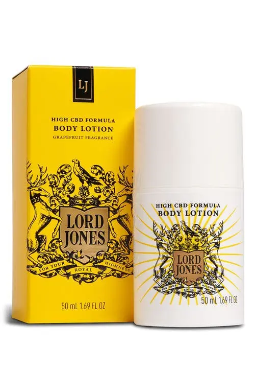 LORD JONES High Cbd Formula Body Lotion Grapefruit Editorialist