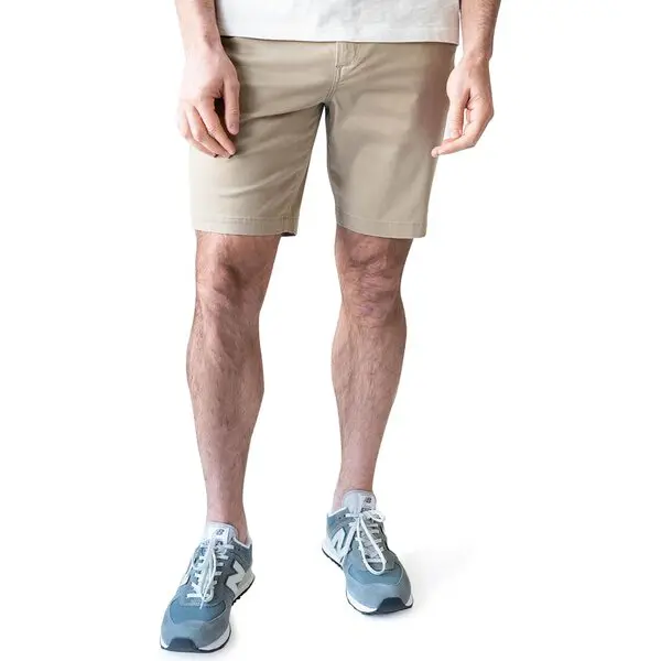 DEVIL-DOG DUNGAREES 7-inch Performance Stretch Chino Shorts - Rugged Tan