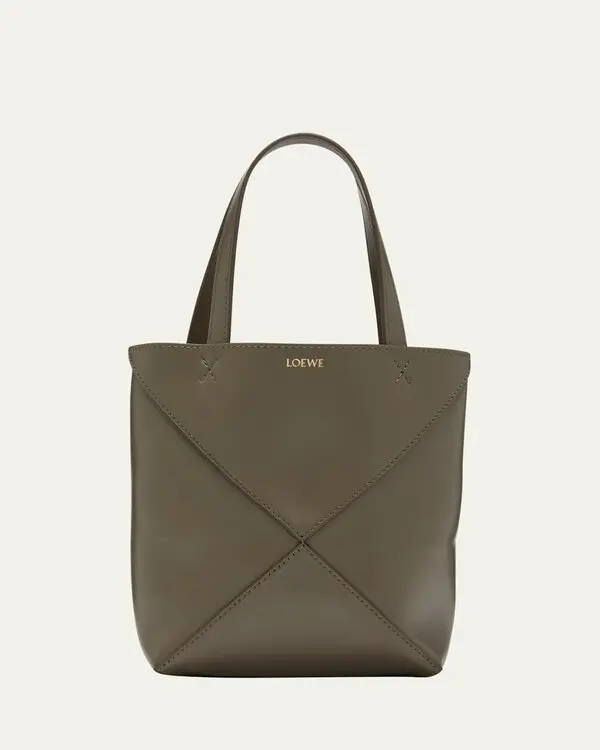 Loewe Puzzle Fold Tote Bag - Dark Khaki Green