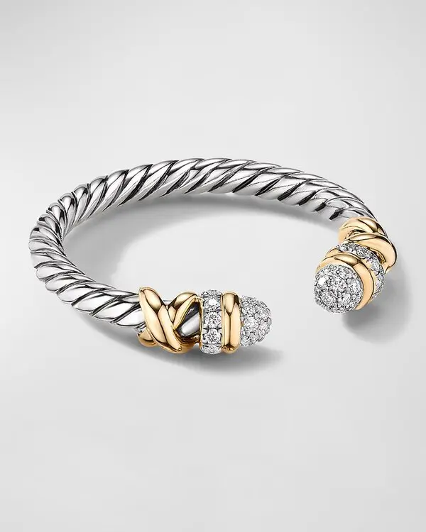 David Yurman Petite Helena Open Band Ring - Diamond