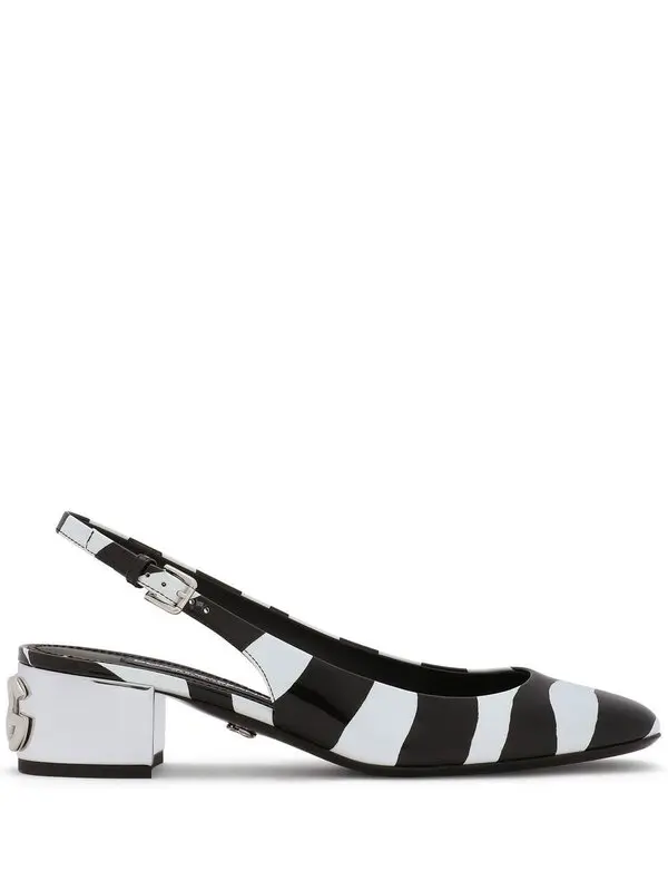 Dolce & Gabbana Striped Mules