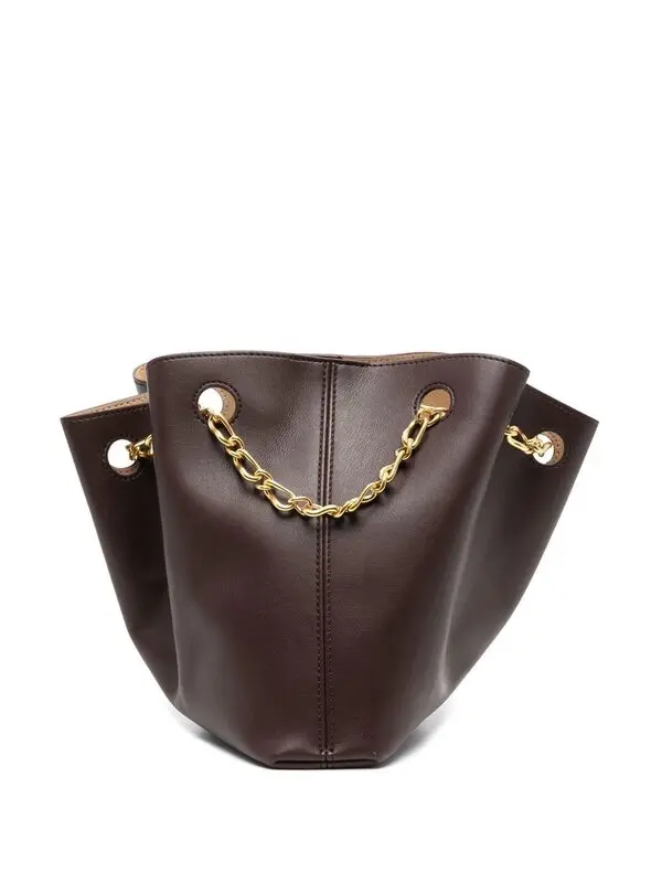 Nanushka Chain-link Top-handle Tote - Brown