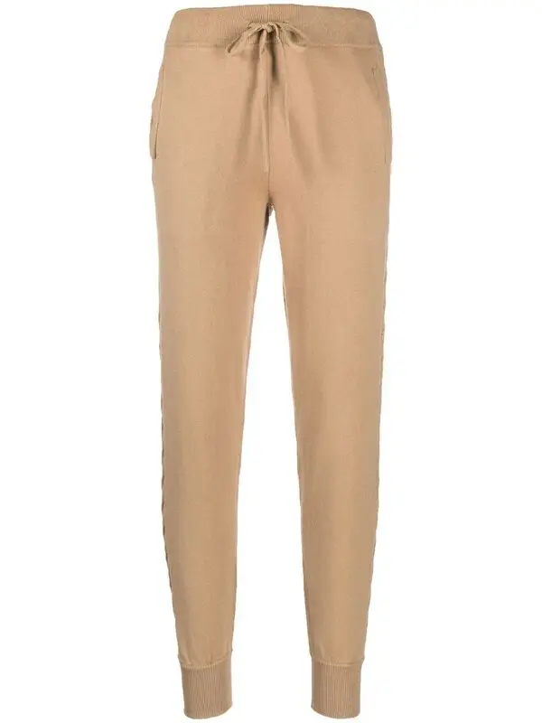 Ralph Lauren Vendira Knitted Tapered Trousers - Neutrals