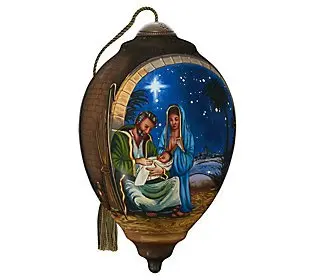 NE'QWA 5.5' Behold Emmanuel Standard Princess S Ape Ornament