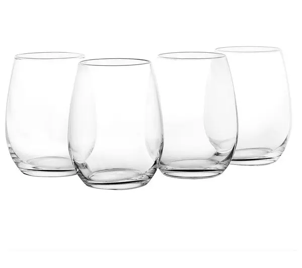 MARTHA STEWART Set Of 19-oz Stemless Wine G Lasses