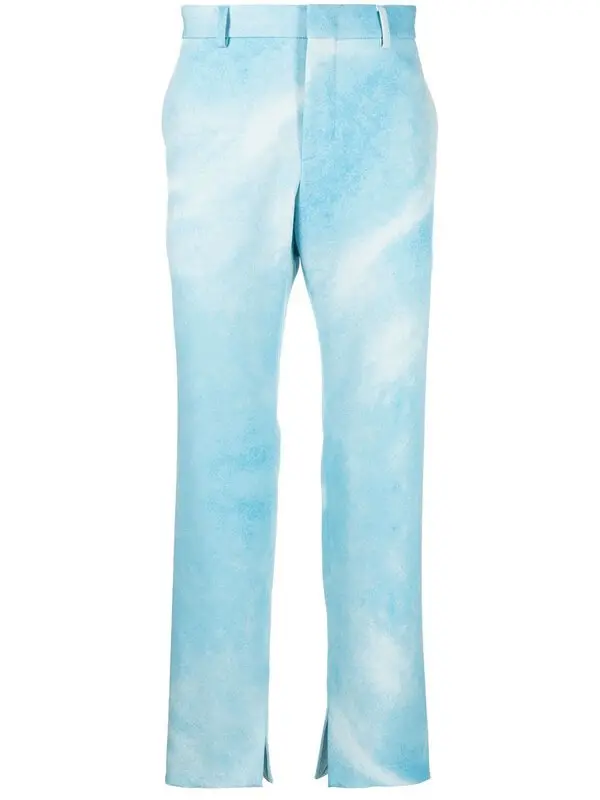 MSFTS Tie-dye Effect Trousers