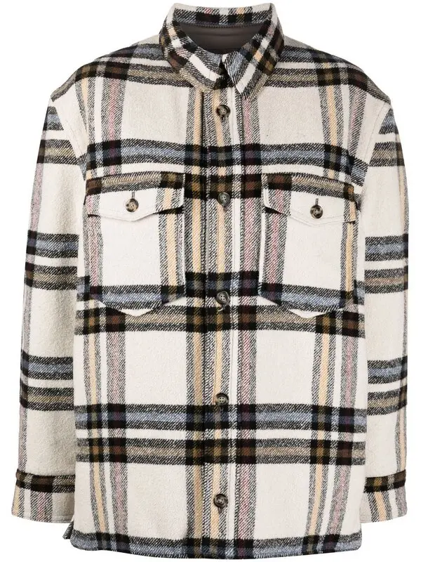 MARANT ETOILE Every Padded Oversized Coat - White