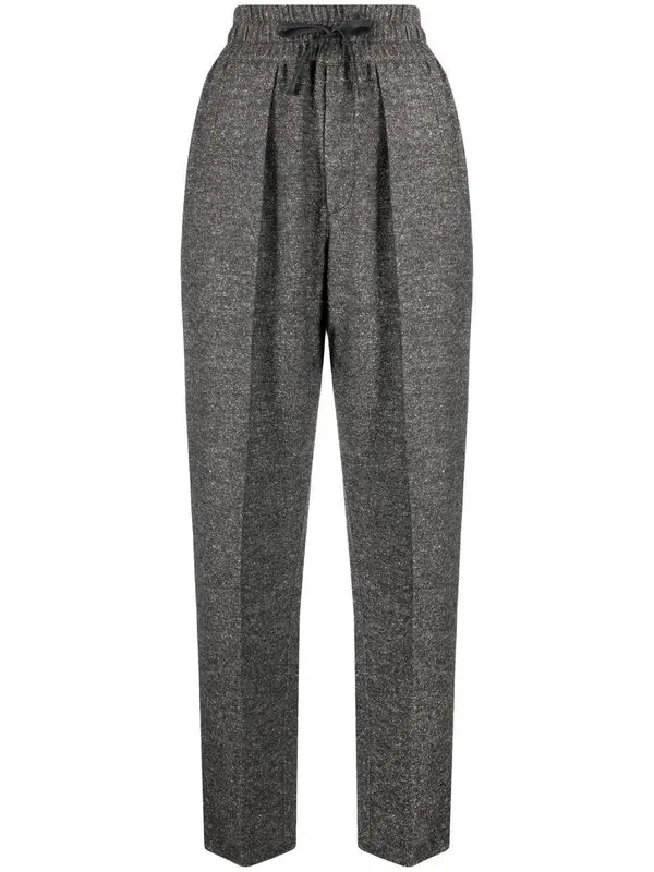 MARANT ETOILE Miroki Tapered Trousers - Grey