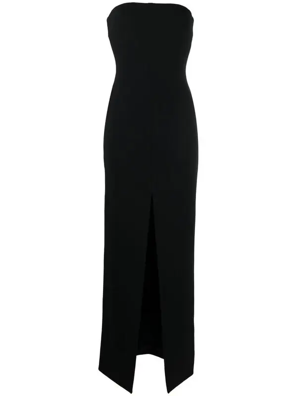 Solace London Strapless Maxi Dress - Black