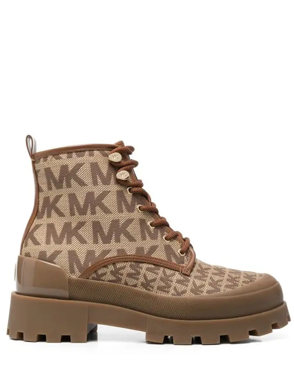 Michael Kors Payton Logo-print Ankle Boots