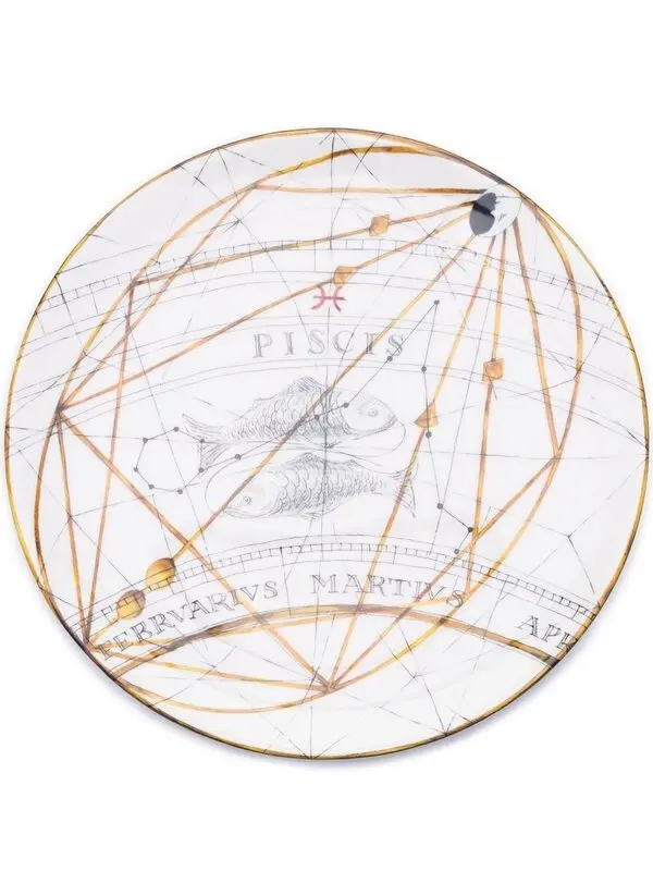 LABORATORIO PARAVICINI Zodiac Pisces Dinner Plate