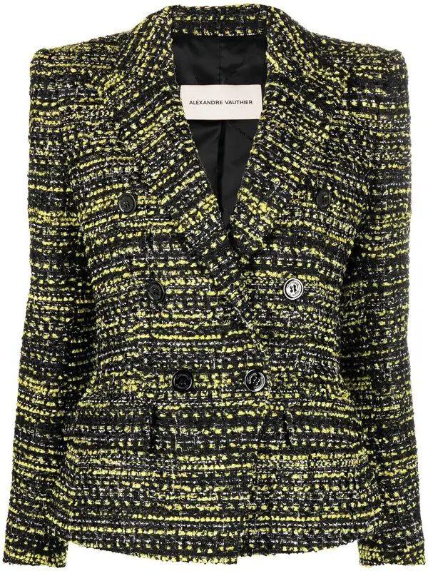 Alexandre Vauthier Double-breasted Tweed Blazer