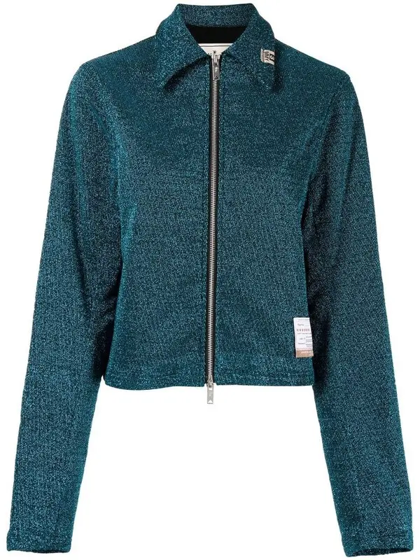 Mihara Yasuhiro Logo-patch Zip-up Shirt Jacket