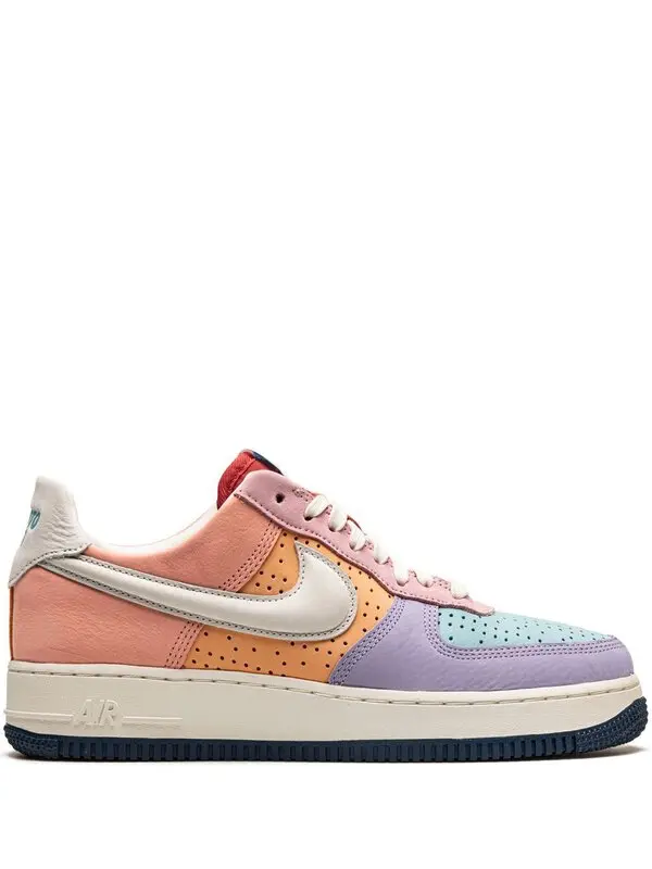 Nike Air Force 1 Low Puerto Rico Day Boricua Sneakers - Purple