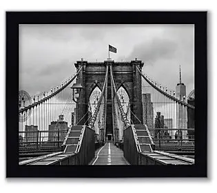 COURTSIDE MARKET Vivid Brooklyn Bridge Ii 8' X 10' Wall Art