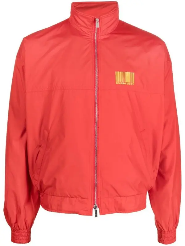 VTMNTS Barcode-print Track Jacket