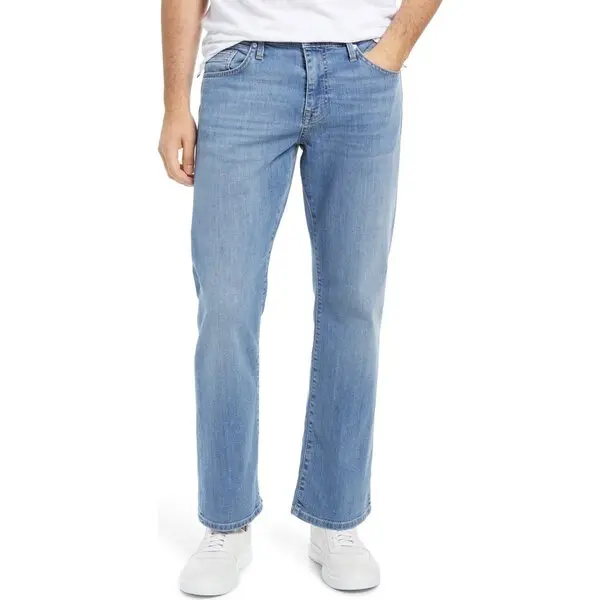 MAVI Matt Relaxed Straight Fit Jeans - Lt Brushed Williamsburg