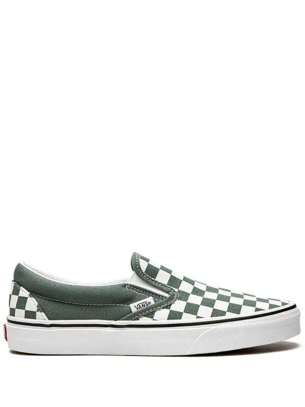 VANS Eco Theory Checkerboard Sneakers - Green