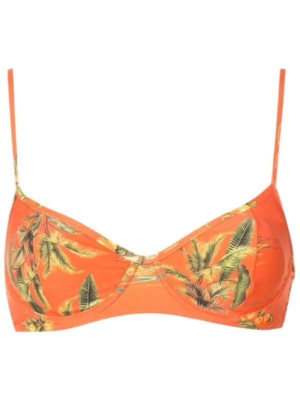 LYGIA & NANNY Floral-print Bikini Top