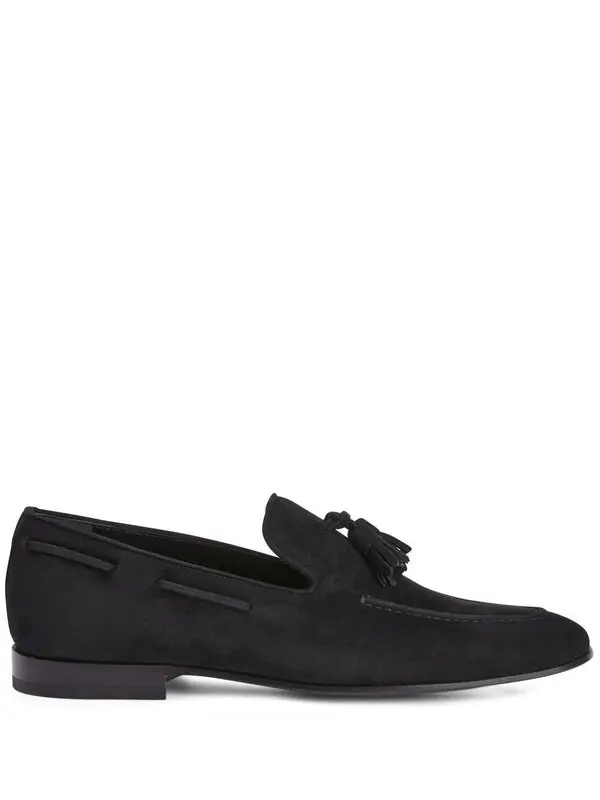 GIUSEPPE ZANOTTI Eloys Tassel-detail Loafers - Black