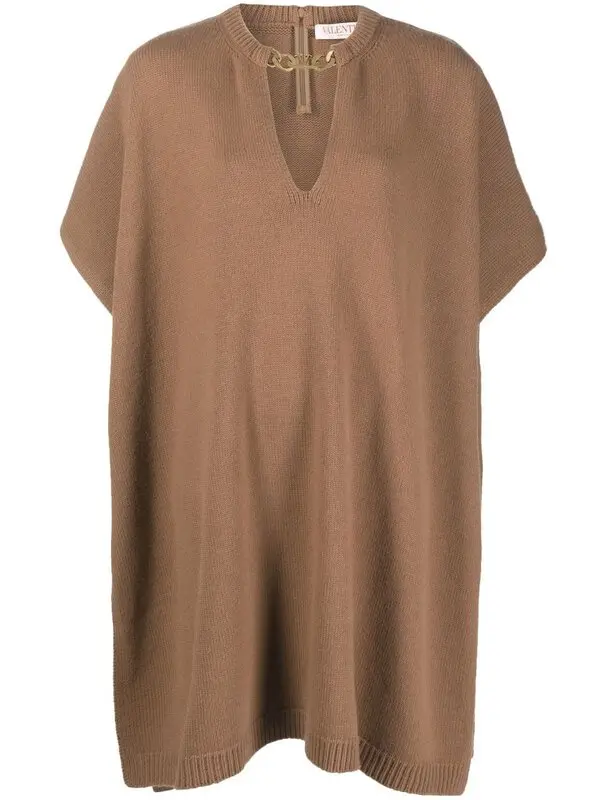 Valentino Garavani Vlogo Chain Cape