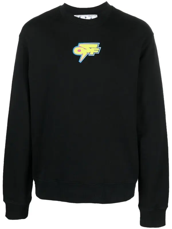 Off-White Arrows-print Cotton Sweatshirt