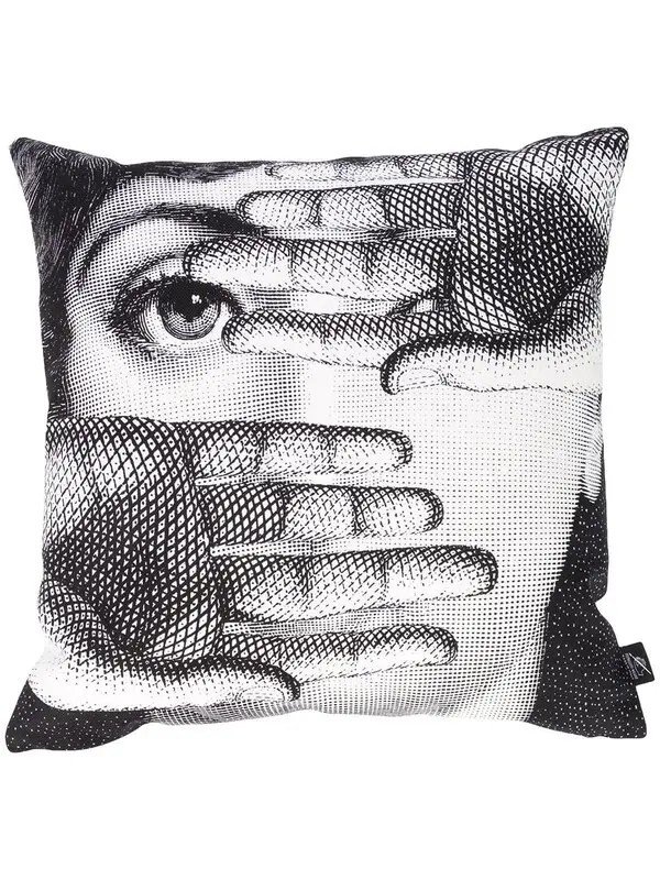 FORNASETTI Lina Cavalieri-print Reversible Cushion
