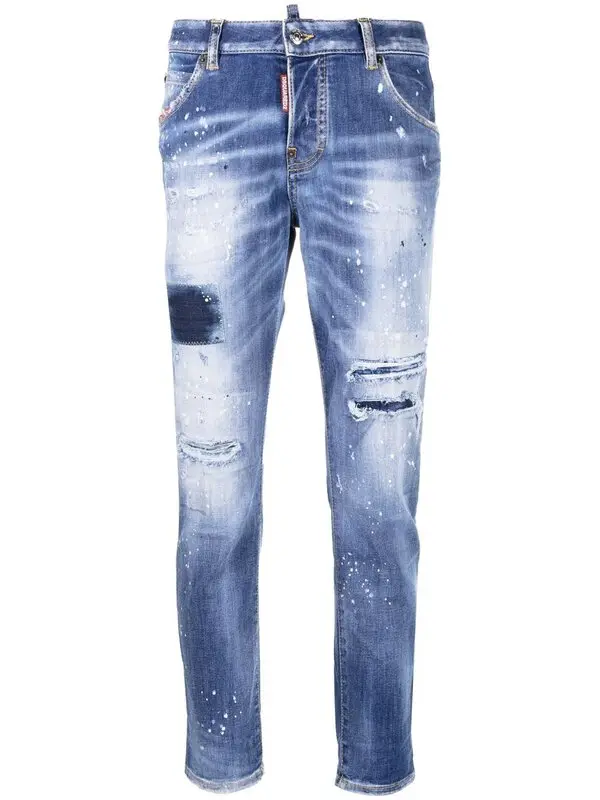 Dsquared2 Low-rise Cropped Jeans