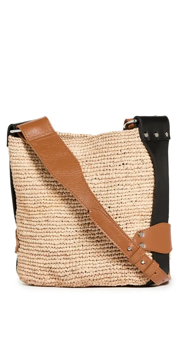 Isabel Marant Mini Bayia Hobo Bag - Natural/cognac