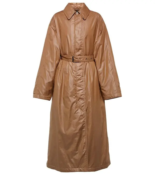 Isabel Marant Crisley Oversized Faux Leather Coat