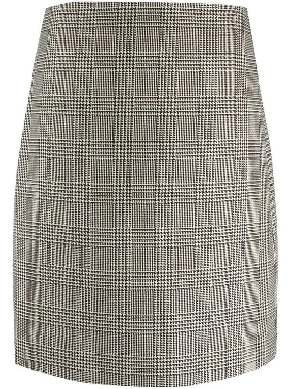 Ralph Lauren Prince Of Wales Check-print Skirt