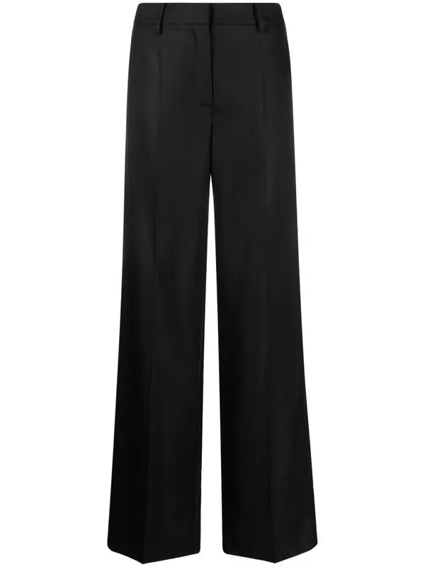 Magda Butrym High-waisted Straight-leg Trousers - Black