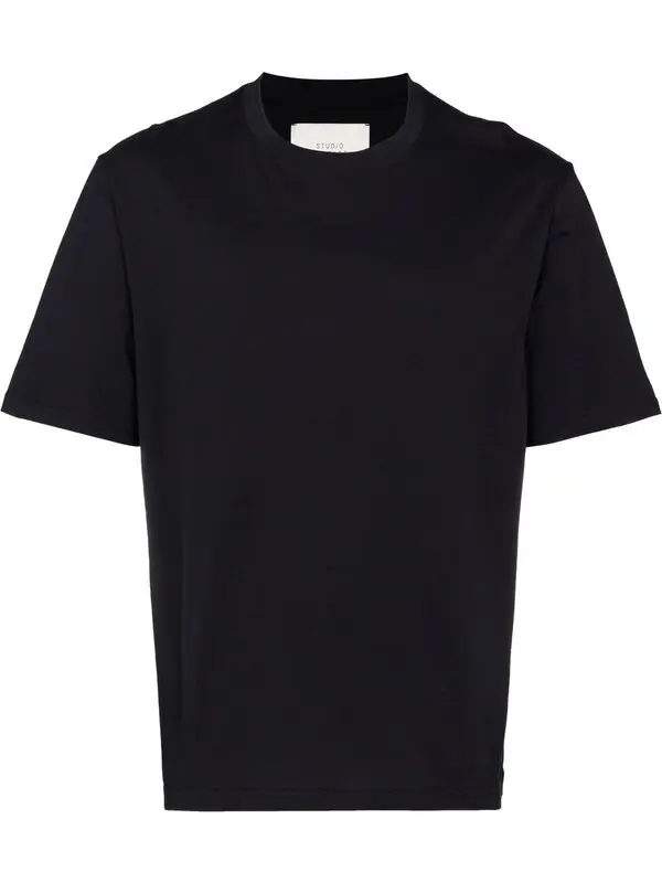 Studio Nicholson Crew-neck Short-sleeve T-shirt - Blue