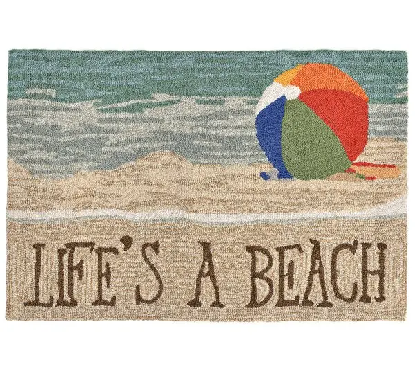 LIORA MANNE Frontporch Life's A Beach In/out Ru G 24' X 36
