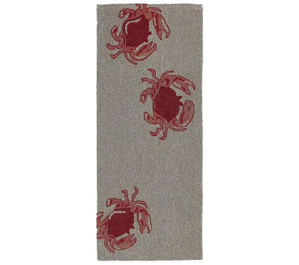 LIORA MANNE Frontporch Crabs 24' X 60' Rug