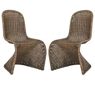 SAFAVIEH Tana Wicker Side Chair