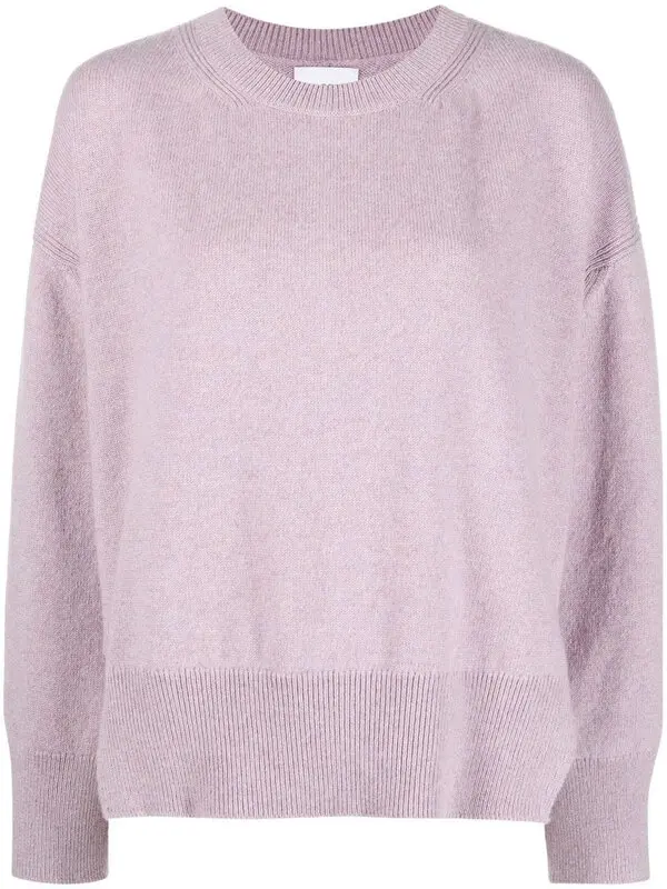 BARRIE Iconic Cashmere Pullover - Purple