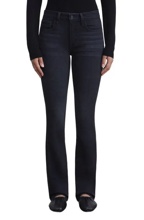 Lafayette 148 New York Mercer Kick Flare Jeans - Washed Onyx