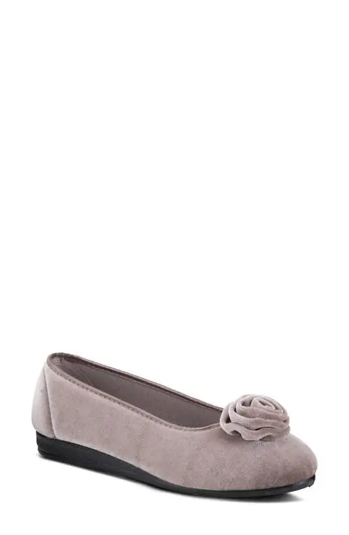 SPRING STEP SHOES Roseloud Slipper - Light Grey